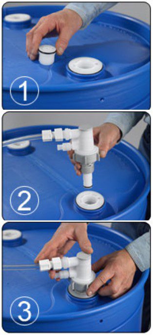Pumping from Drums - Colder DrumQuik Connectors and Double Diaphragm ...